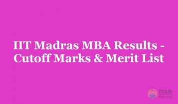 IIT Madras EMBA Result 2026 - IIT EMBA Entrance Exam Cutoff Marks ...