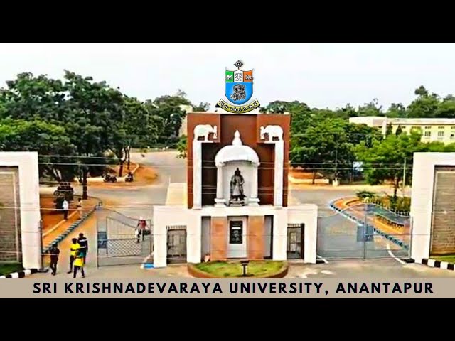 Sri Krishnadevaraya University Admission Eligibility Courses 